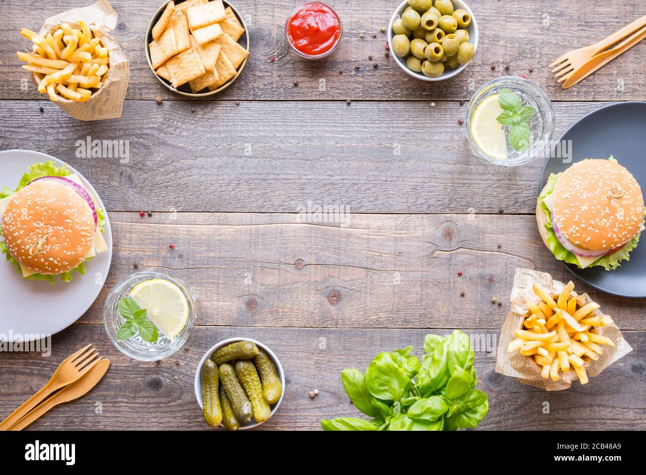 Burger buffet hi-res stock photography and images - Alamy