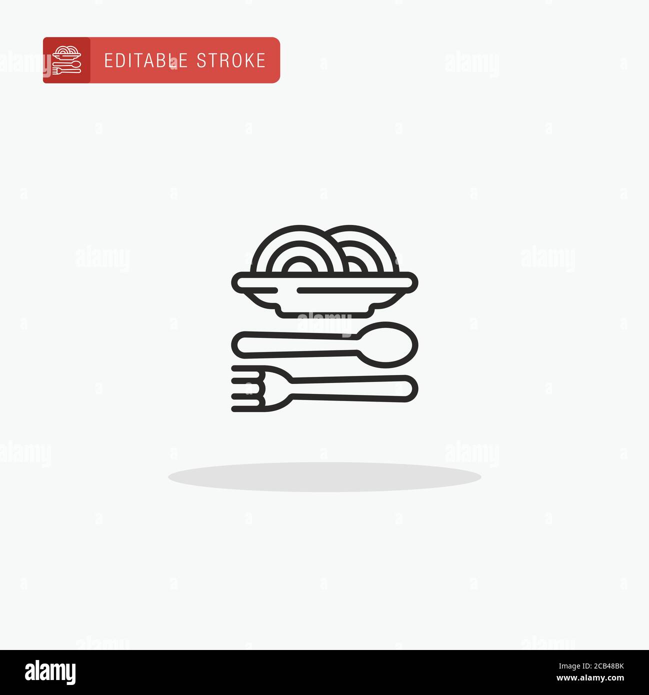 Pasta icon vector. Pasta icon for presentation Stock Vector Image & Art ...