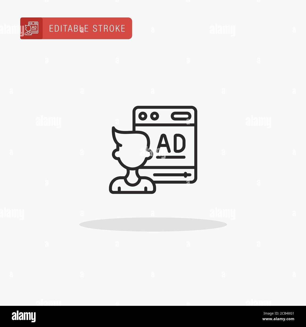 Influencer icon vector. Influencer icon for presentation Stock Vector ...