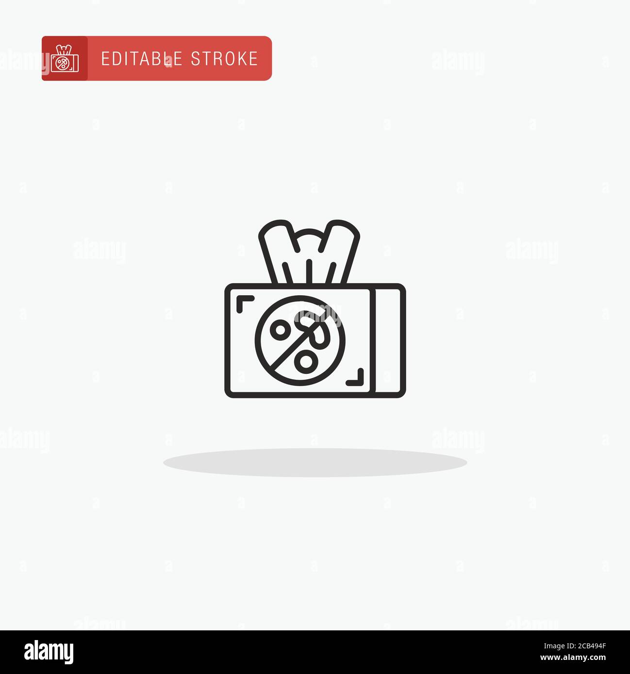 Tissues icon vector. Tissues icon for presentation Stock Vector Image ...