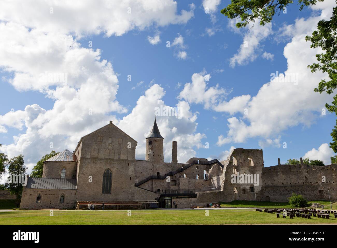 HAAPSALU, ESTONIA - July 30, 2020: Castle-museum named Haapsalu - Tower ...