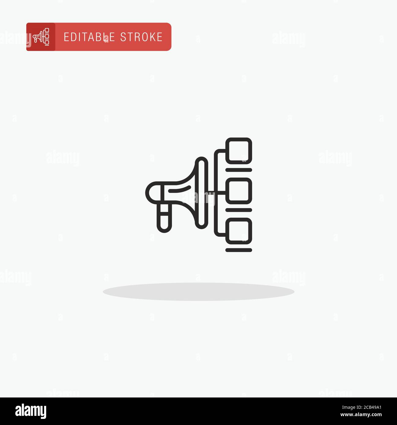 Megaphone icon vector. Megaphone icon for presentation Stock Vector ...