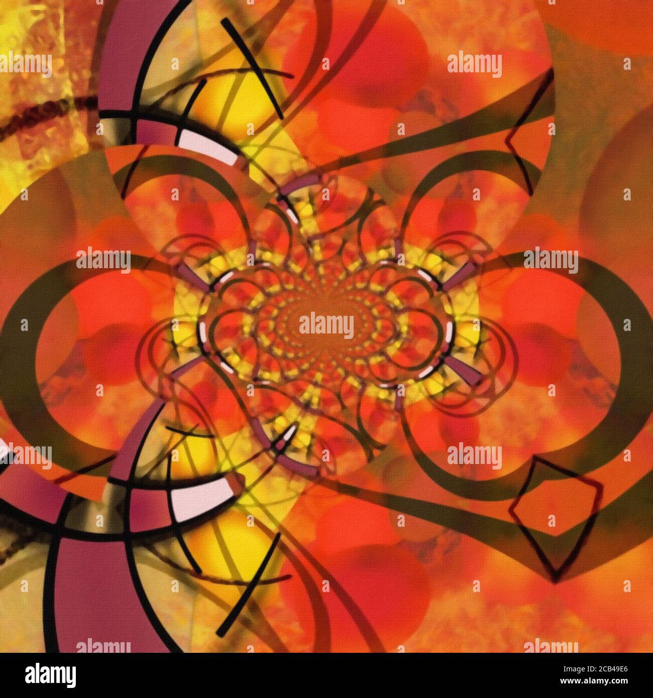 Optical illusion. Modern art creative background Stock Photo - Alamy