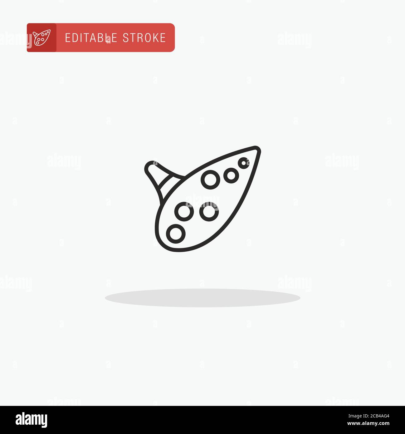 Ocarina icon vector. Ocarina icon for presentation Stock Vector Image ...