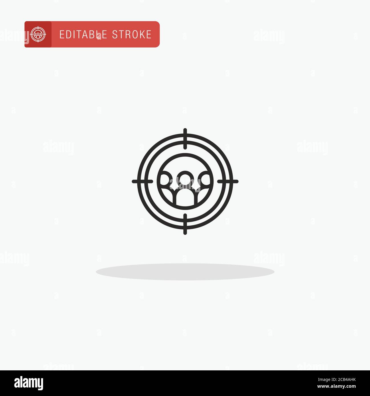 Target icon vector. Target icon for presentation Stock Vector Image ...