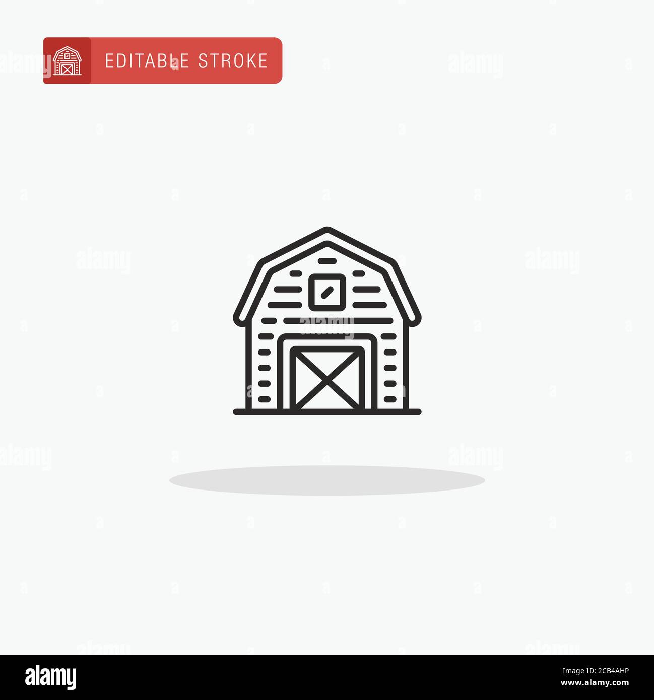 Barn icon vector. Barn icon for presentation Stock Vector Image & Art ...