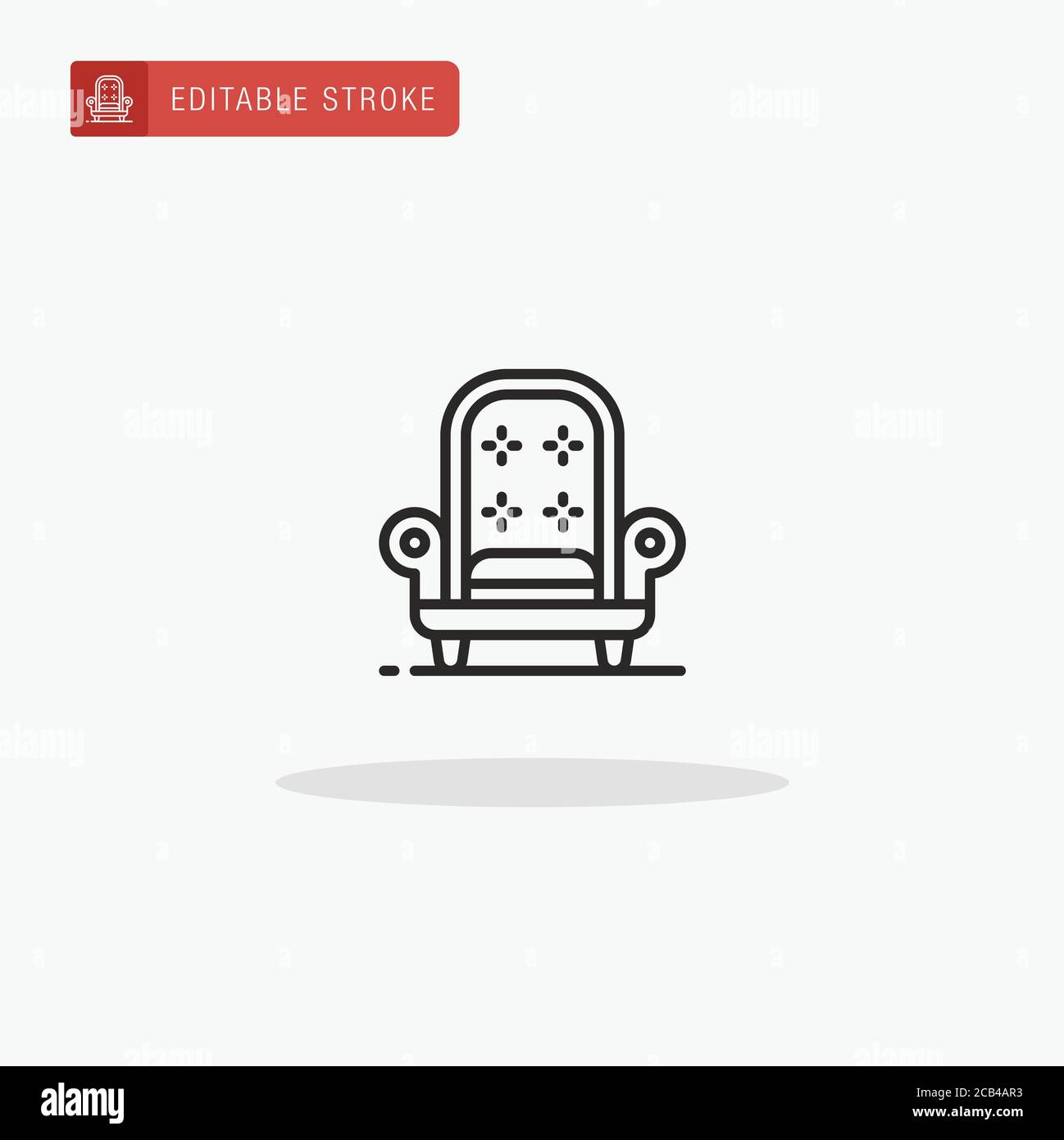 Throne icon vector. Throne icon for presentation Stock Vector Image ...