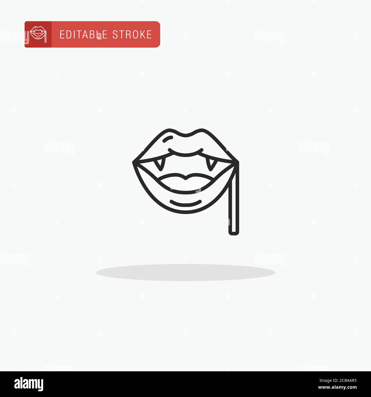 Mouth icon vector. Mouth icon for presentation Stock Vector Image & Art ...