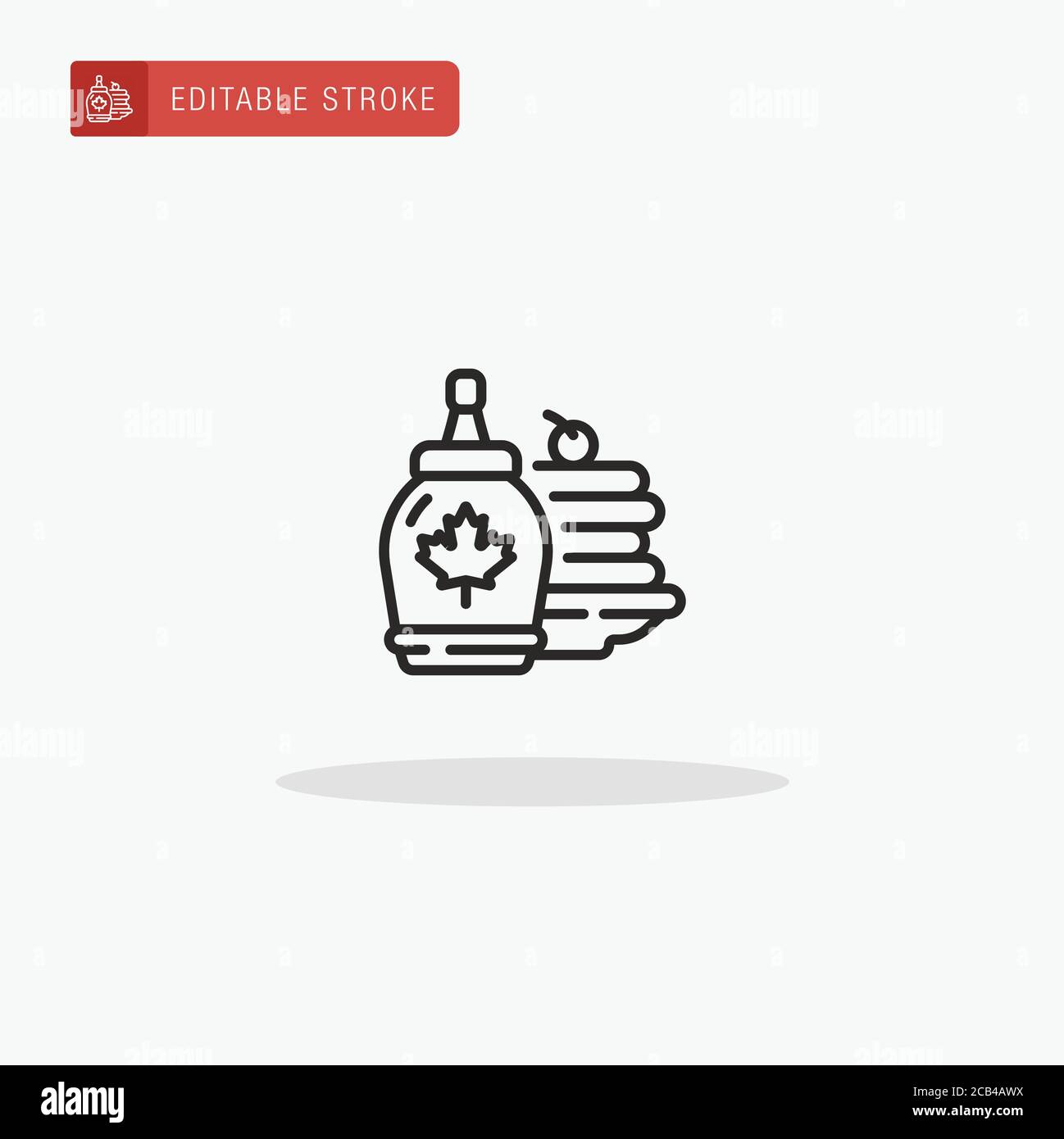 Maple Syrup icon vector. Maple Syrup icon for presentation Stock Vector ...