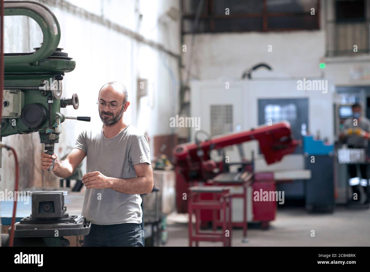 Ankara, Turkey; August 10, 2020: A male worker working manually Stock ...