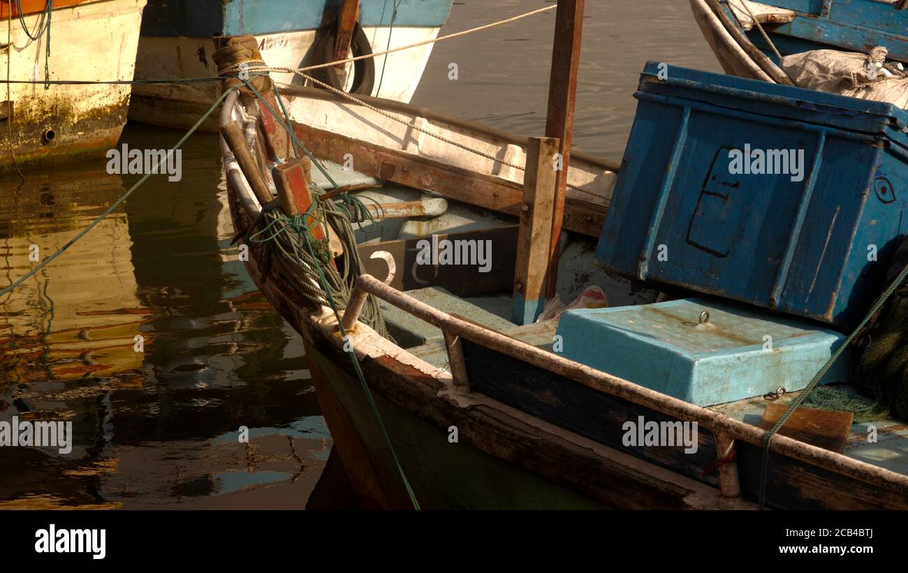 Closeup shot fishing boat hi-res stock photography and images - Alamy