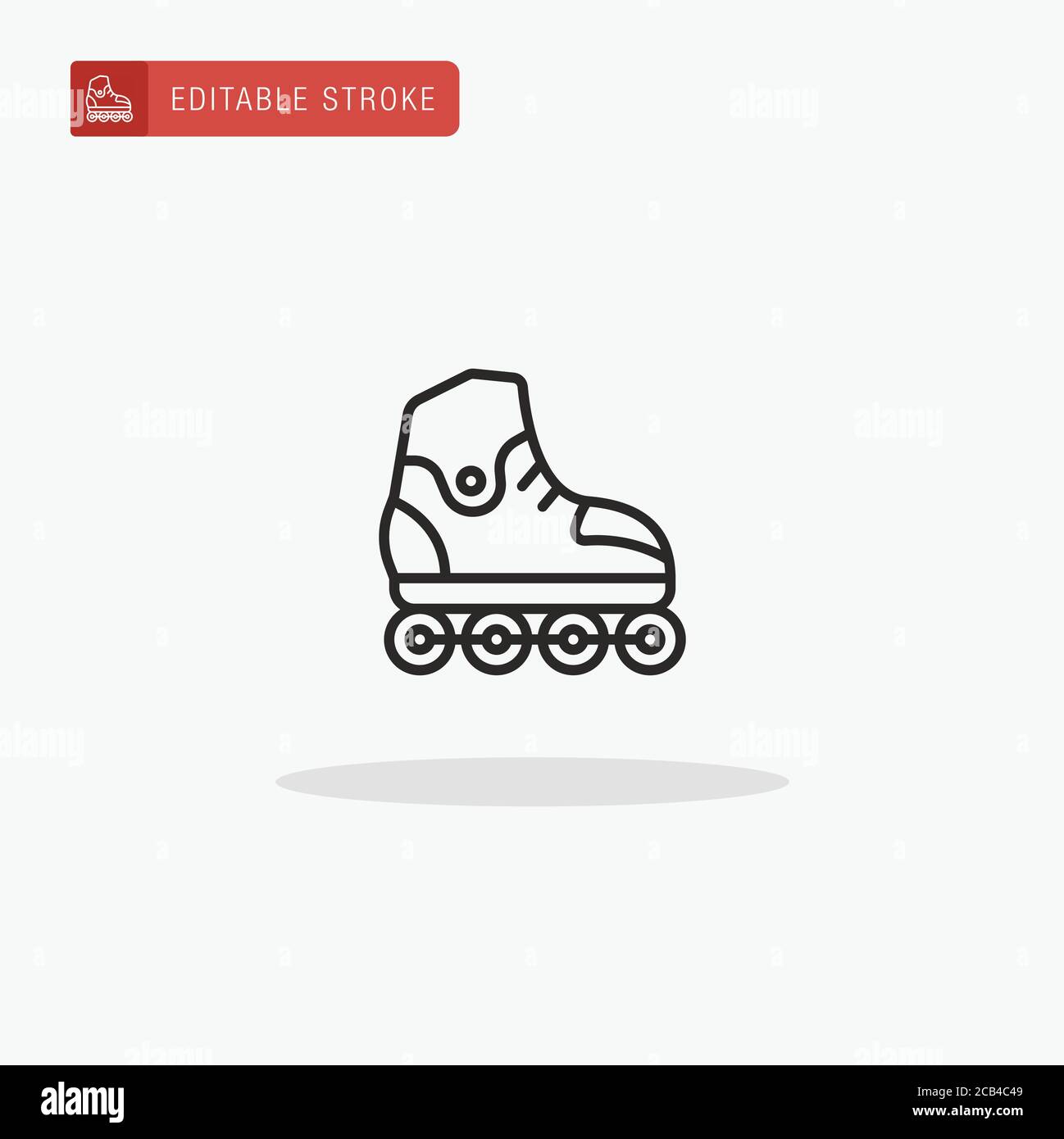 Rollerblade icon vector. Rollerblade icon for presentation Stock Vector ...