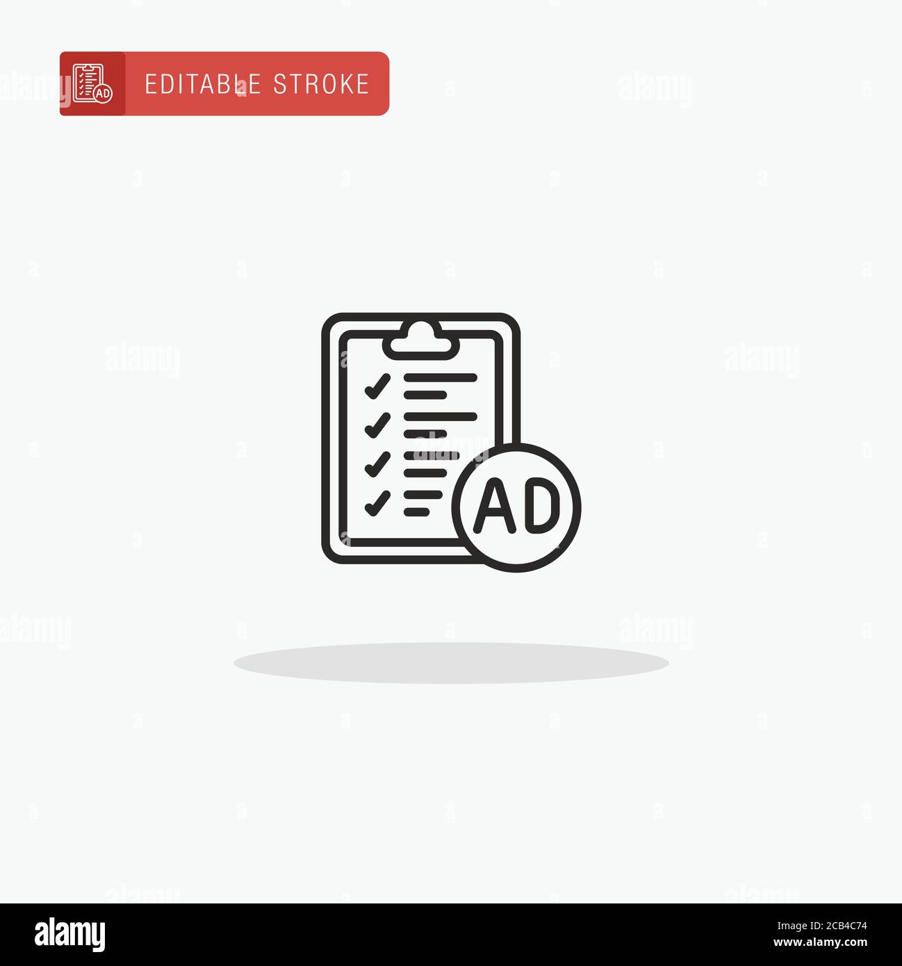 Checklist icon vector. Checklist icon for presentation Stock Vector ...