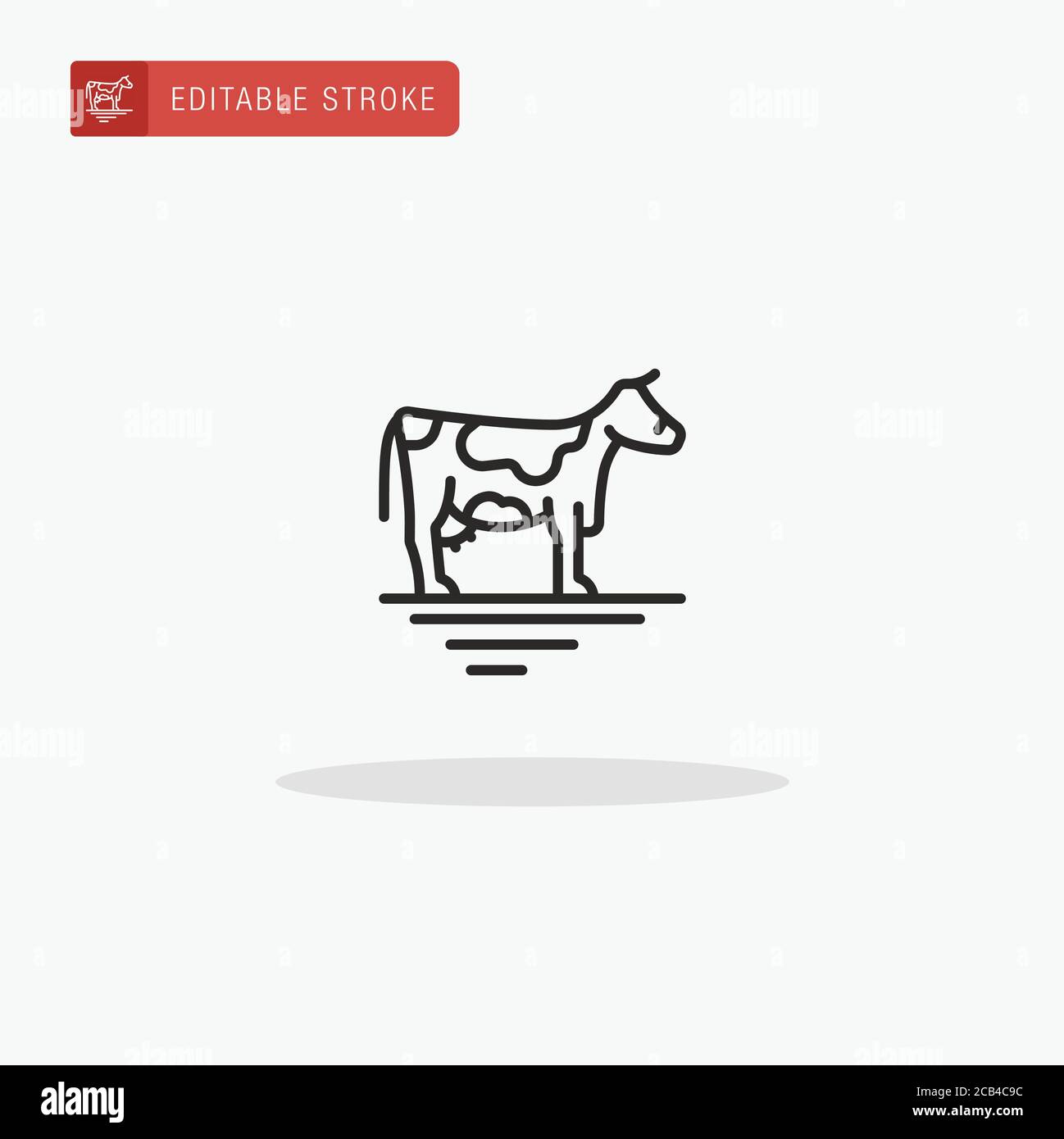 Cow icon vector. Cow icon for presentation Stock Vector Image & Art - Alamy