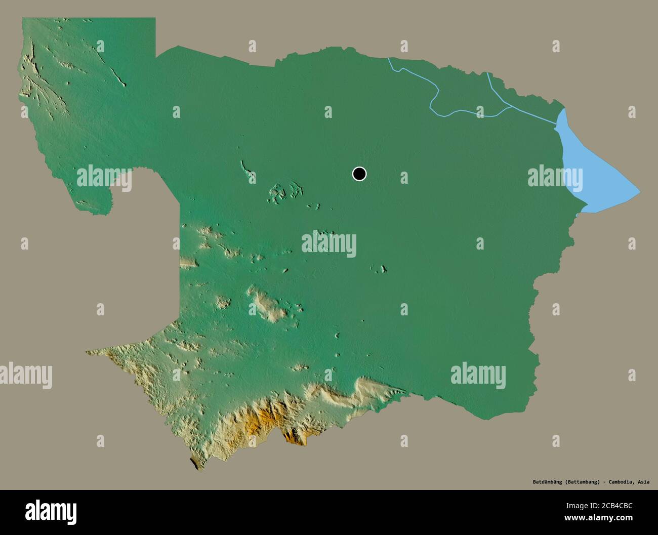 Map battambang province cambodia hi-res stock photography and images ...