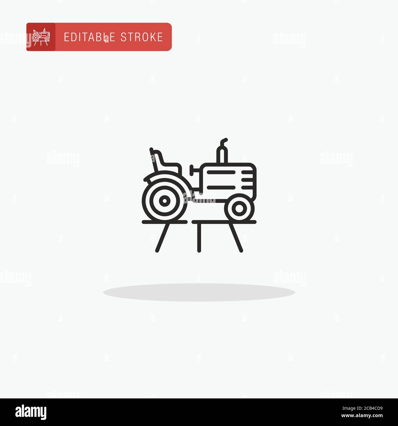 Tractor icon vector. Tractor icon for presentation Stock Vector Image ...