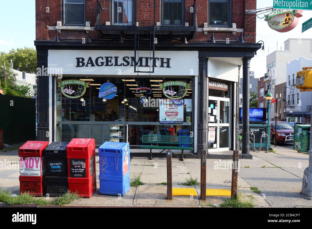 Bagelsmith, 566 Lorimer St, Brooklyn, New York. NYC storefront photo of ...