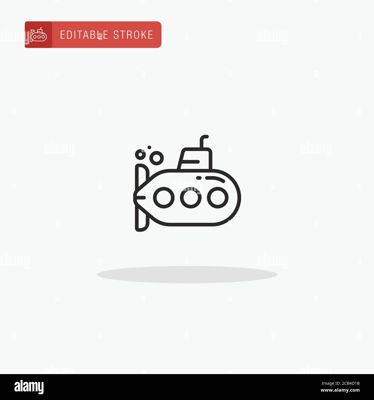Submarine icon vector. Submarine icon for presentation Stock Vector ...