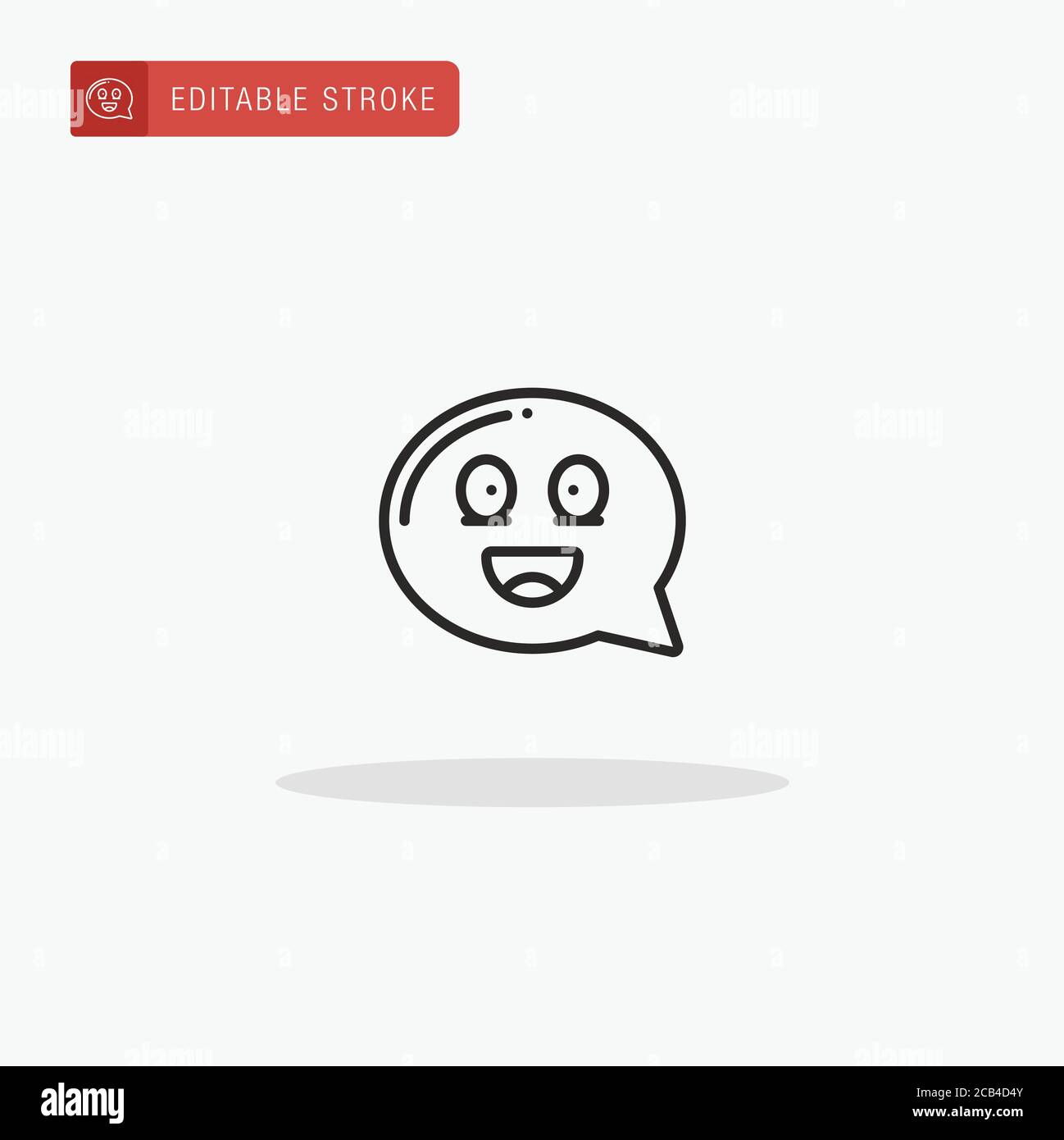 Emoticon icon vector. Emoticon icon for presentation Stock Vector Image ...