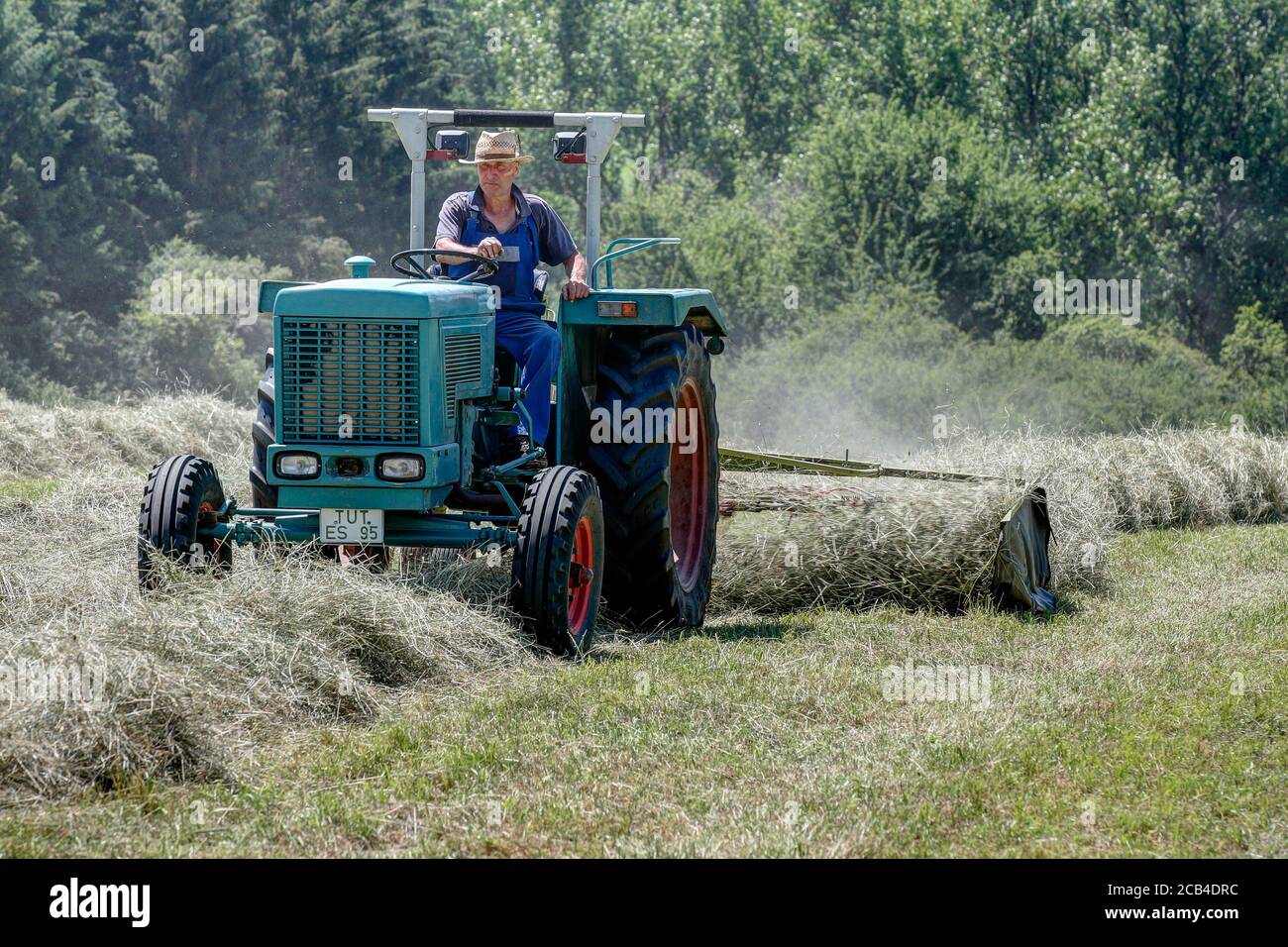 Old hay rake hi-res stock photography and images - Alamy