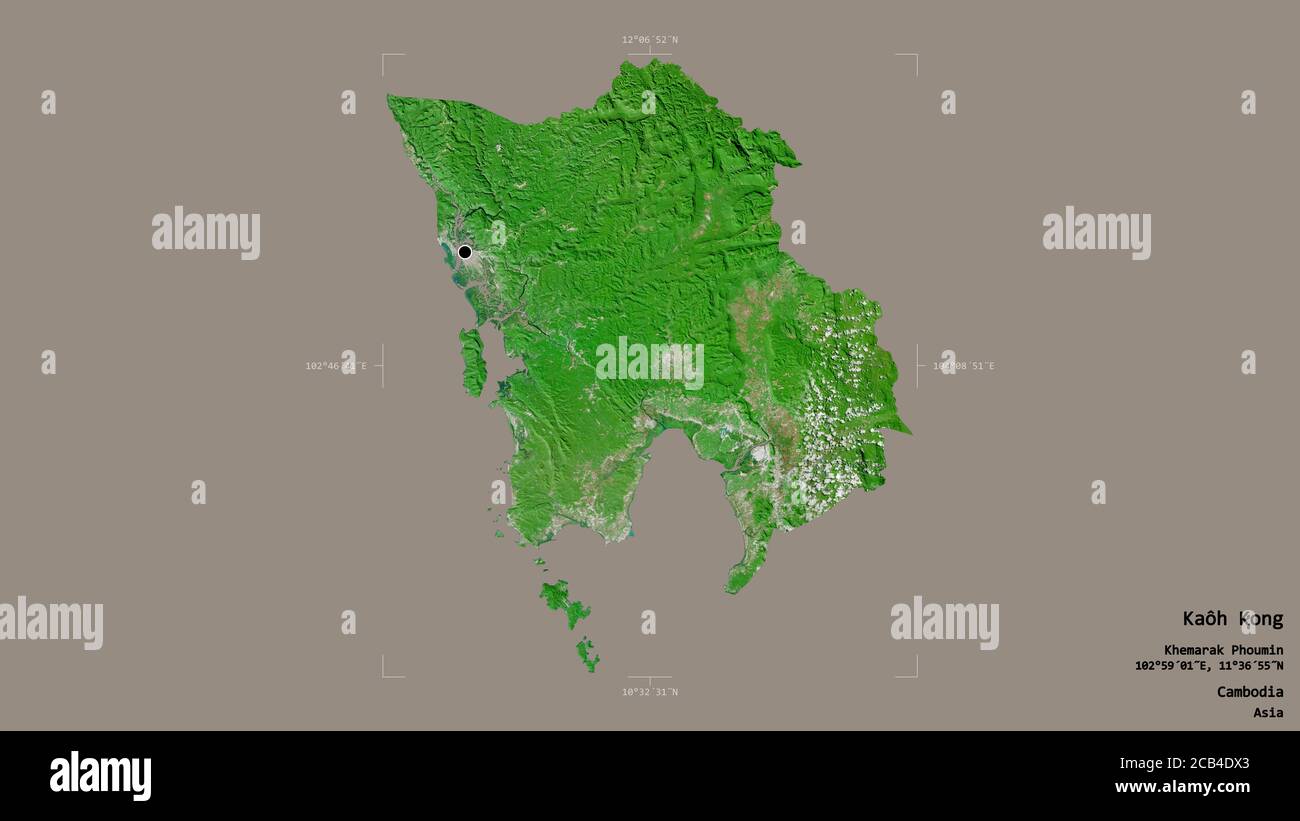 Kaoh kong map hi-res stock photography and images - Alamy