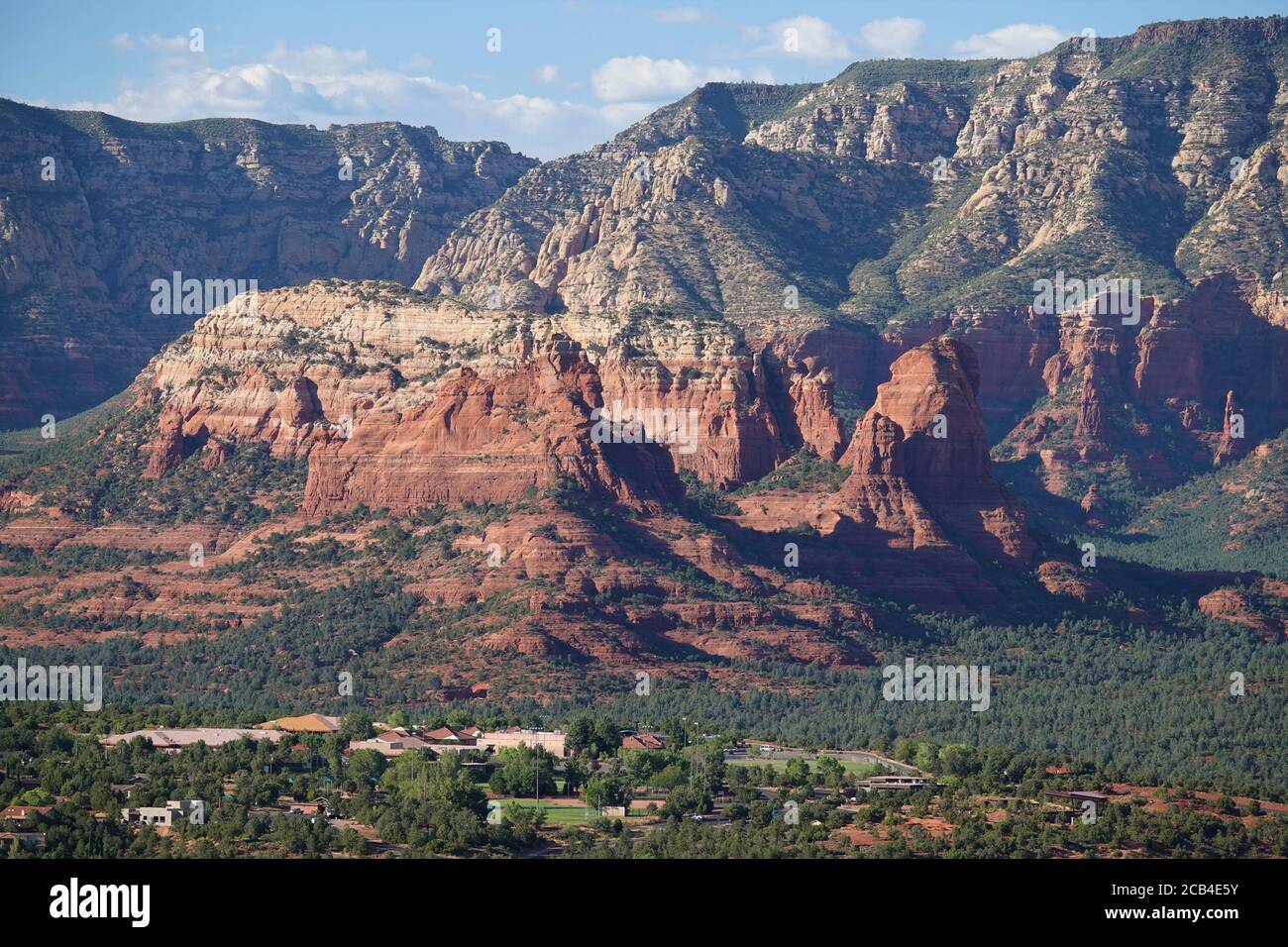 The iconic red rocks of breathtaking Sedona Arizona in the American ...