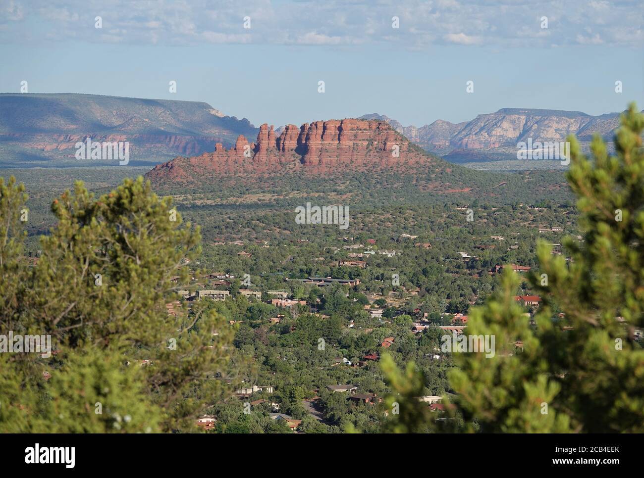 The iconic red rocks of breathtaking Sedona Arizona in the American ...