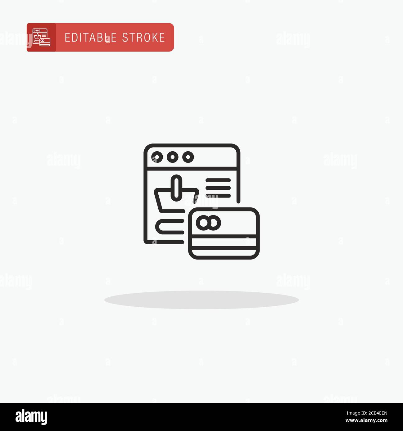 Browser icon vector. Browser icon for presentation Stock Vector Image ...