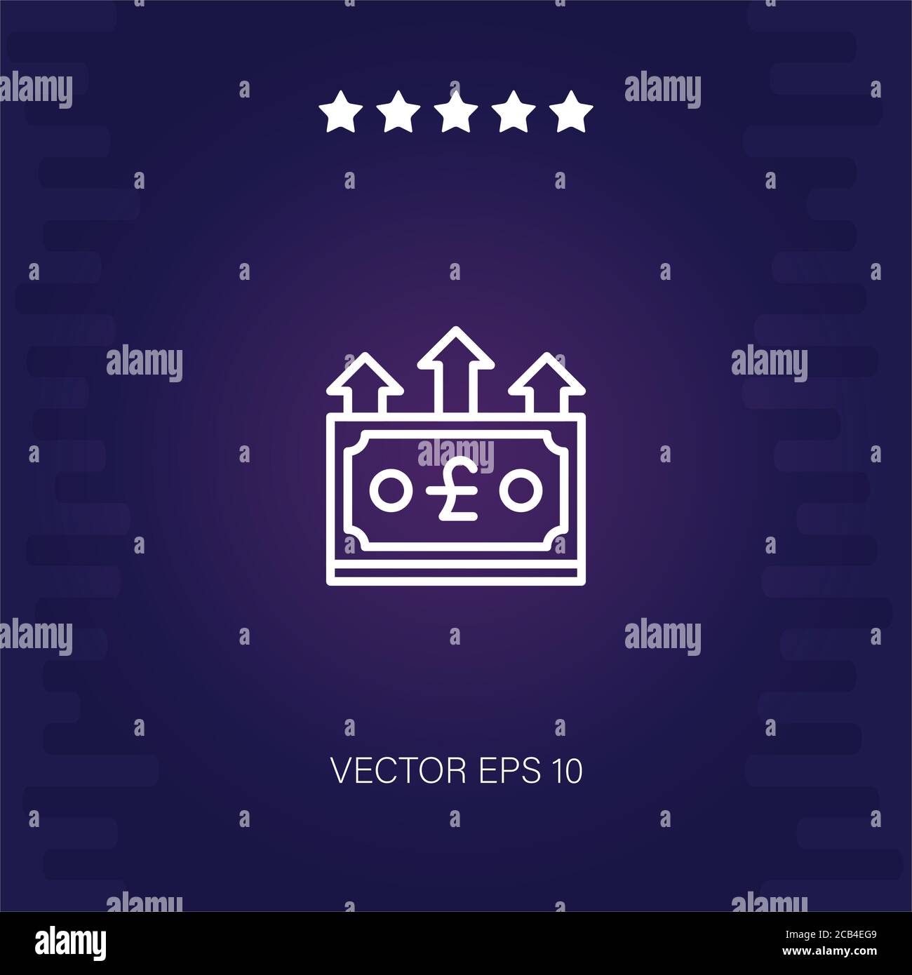 pounds vector icon modern illustration Stock Vector Image & Art - Alamy