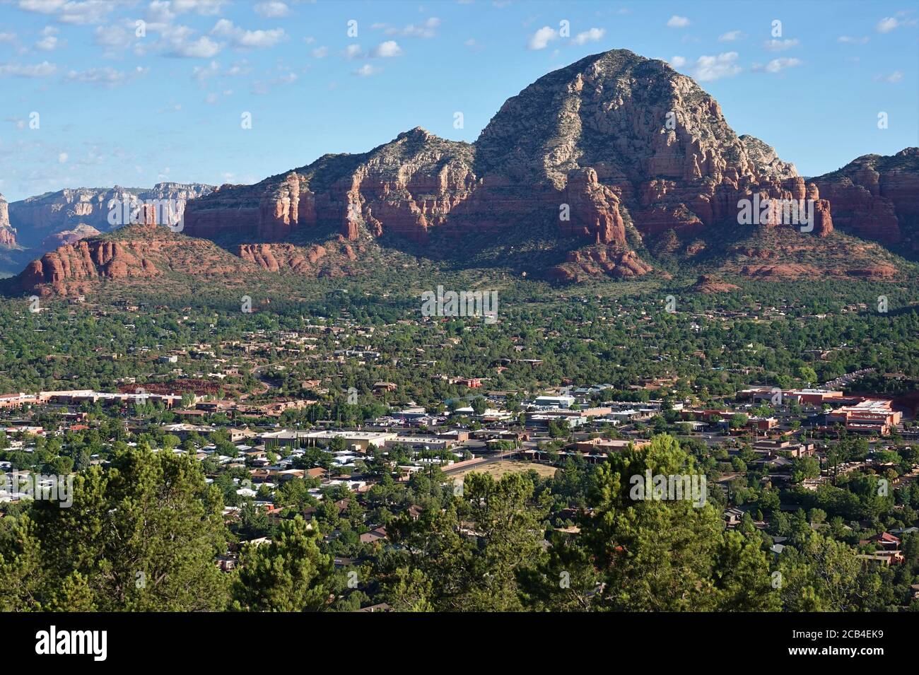 The iconic red rocks of breathtaking Sedona Arizona in the American ...