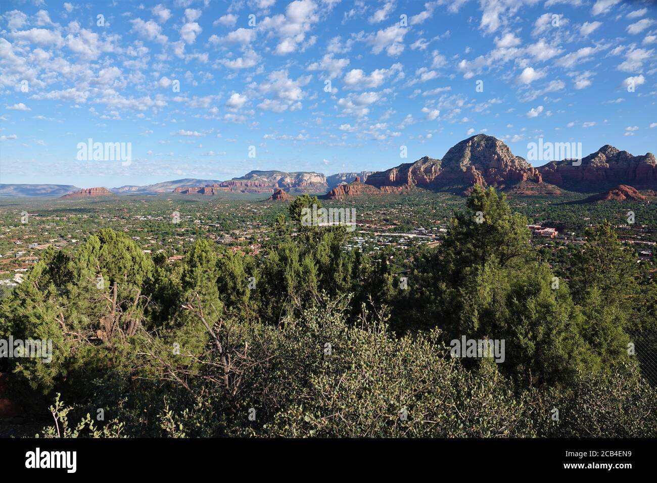 The iconic red rocks of breathtaking Sedona Arizona in the American ...