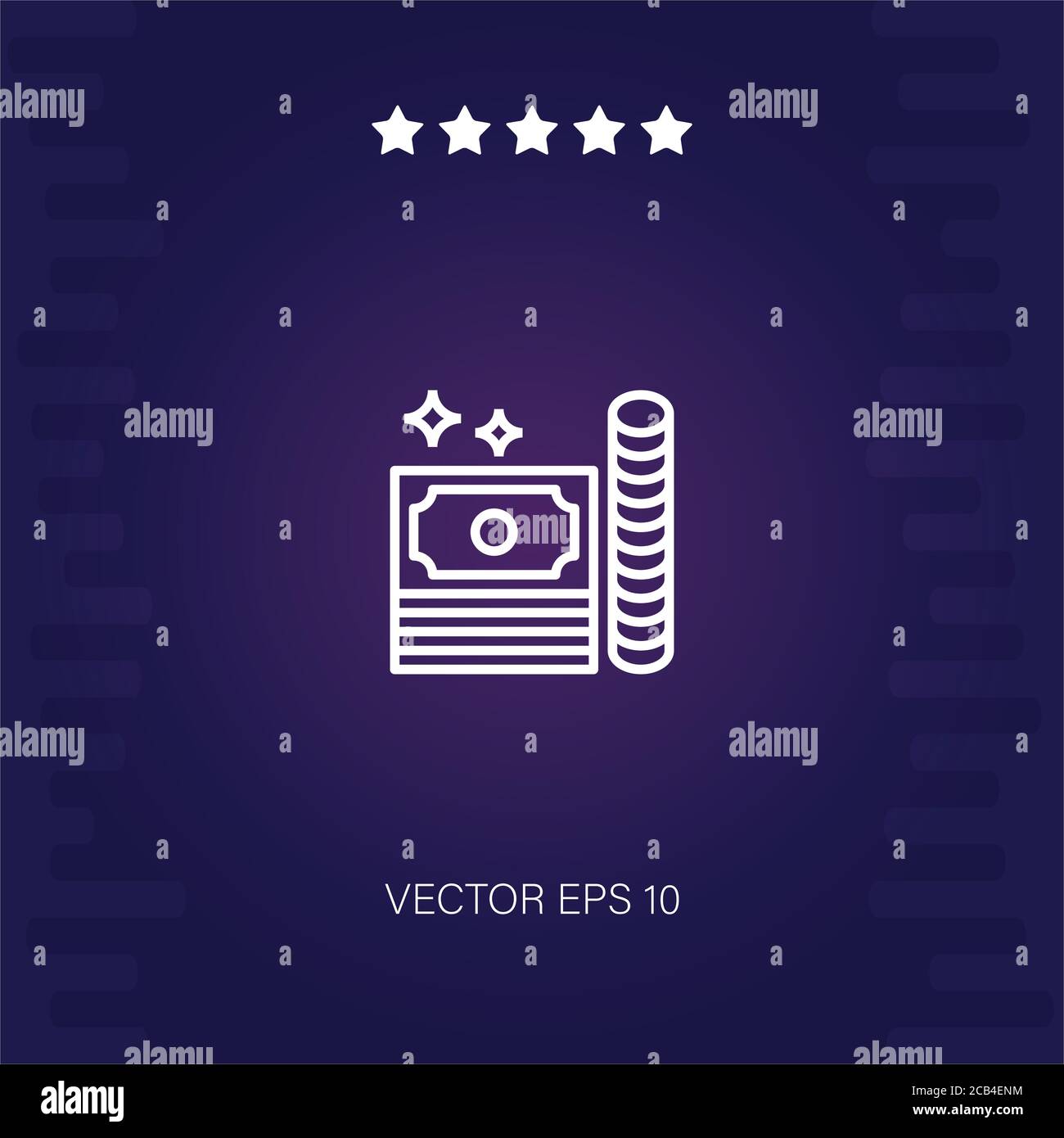 cash vector icon modern illustration Stock Vector Image & Art - Alamy