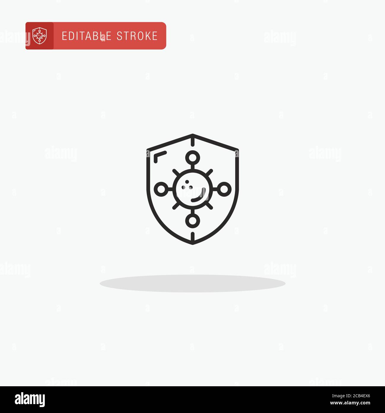 Shield icon vector. Shield icon for presentation Stock Vector Image ...