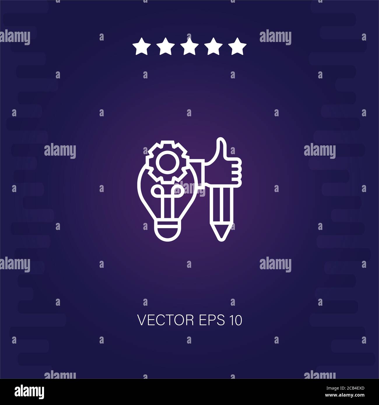 creative vector icon modern illustration Stock Vector Image & Art - Alamy