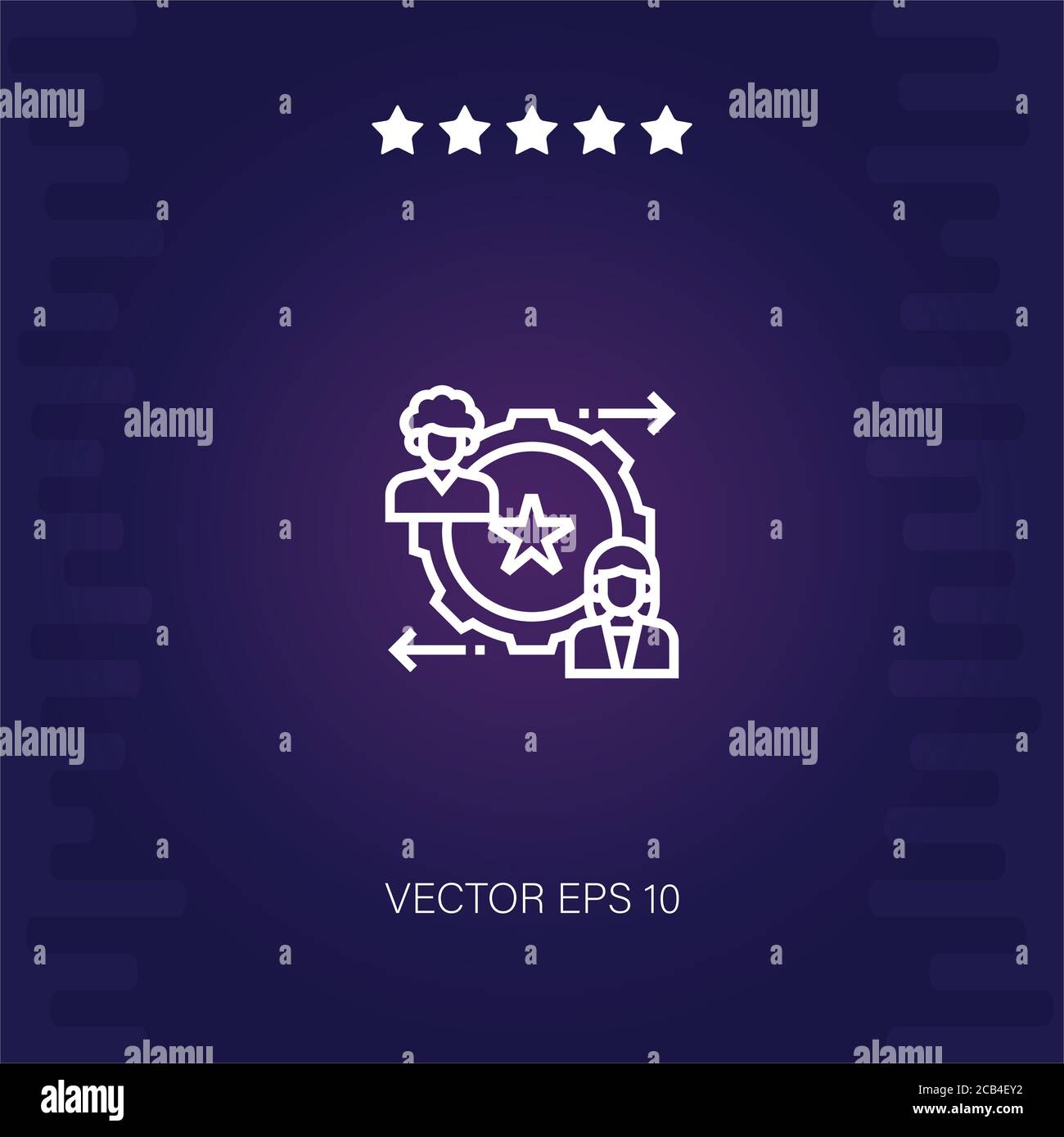 customer vector icon modern illustration Stock Vector Image & Art - Alamy