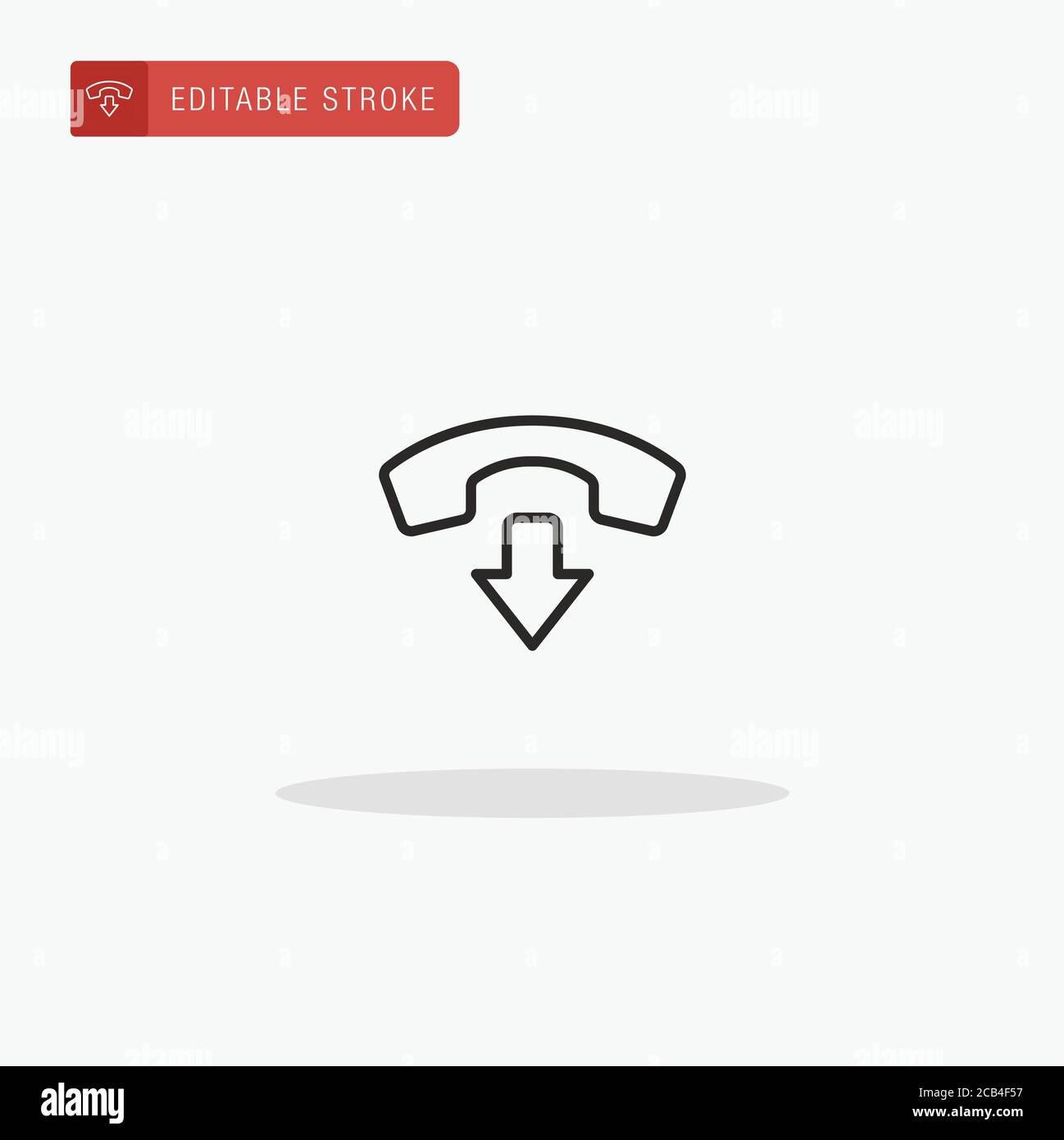 Decline icon vector. Decline icon for presentation Stock Vector Image ...