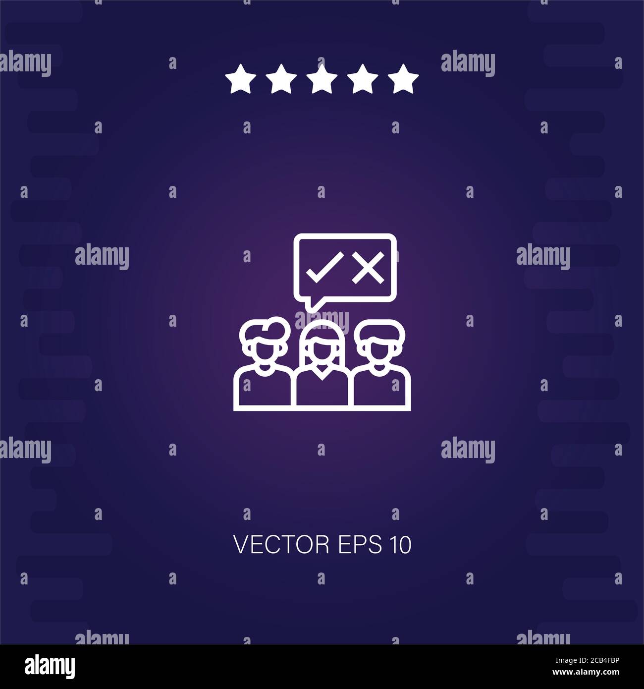 customer feedback vector icon modern illustration Stock Vector Image ...