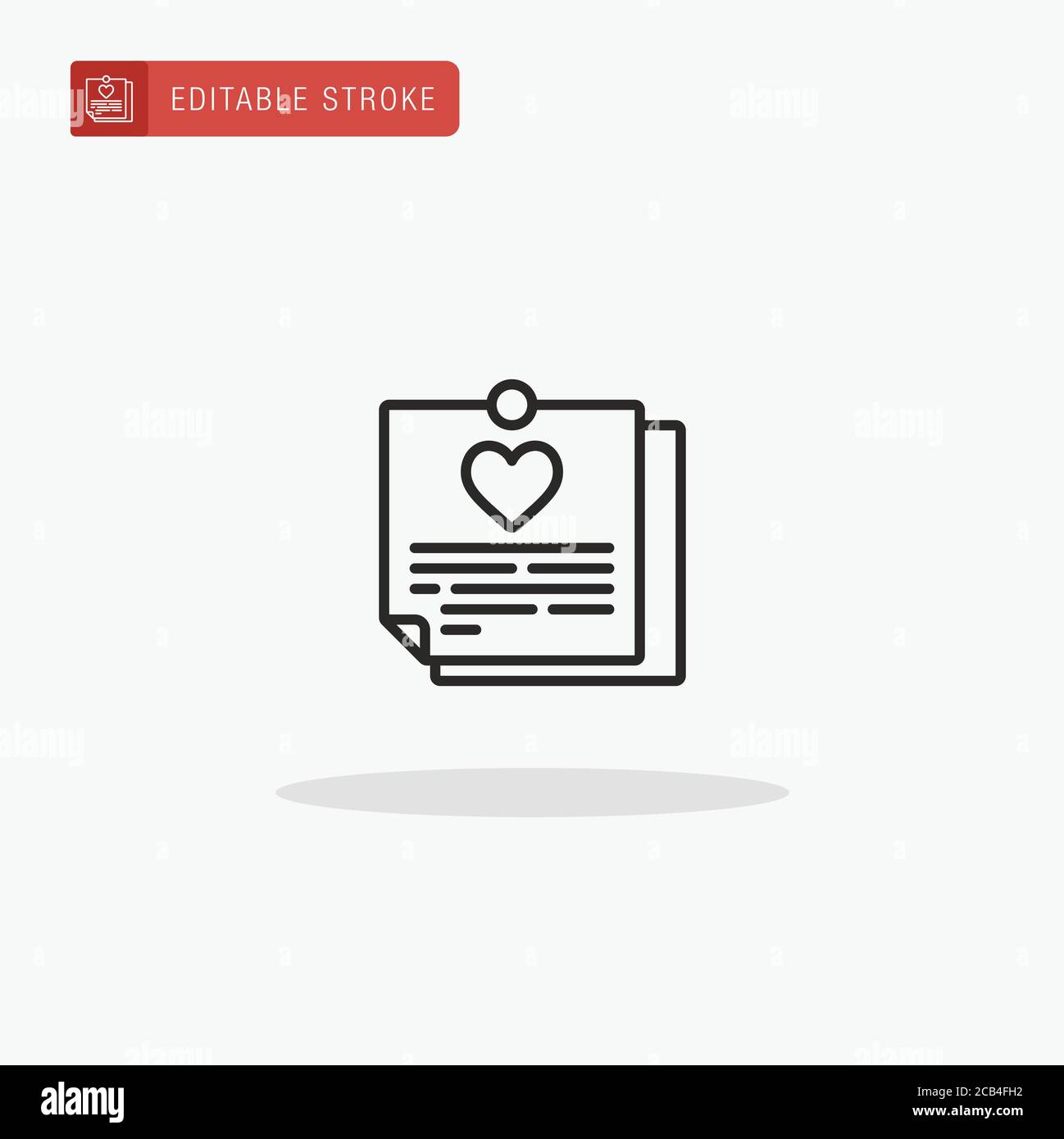 Notes icon vector. Notes icon for presentation Stock Vector Image & Art ...
