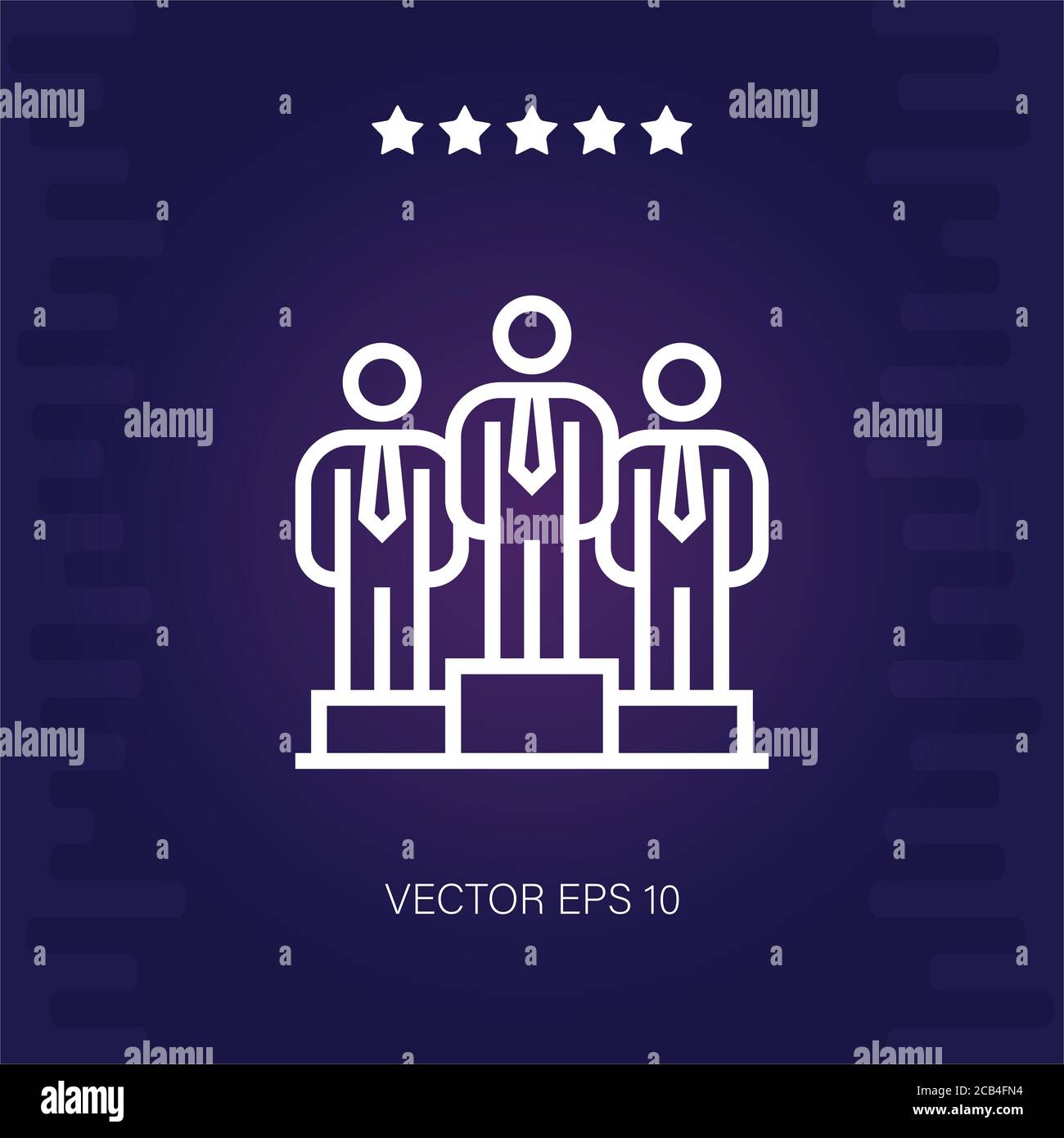 leader vector icon modern illustration Stock Vector Image & Art - Alamy