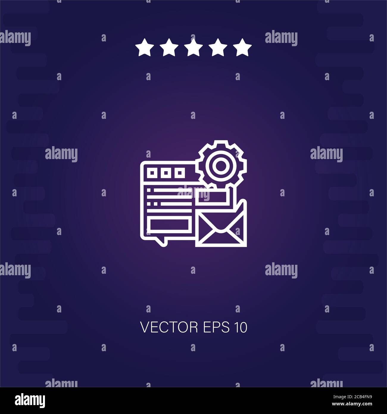 campaign vector icon modern illustration Stock Vector Image & Art - Alamy