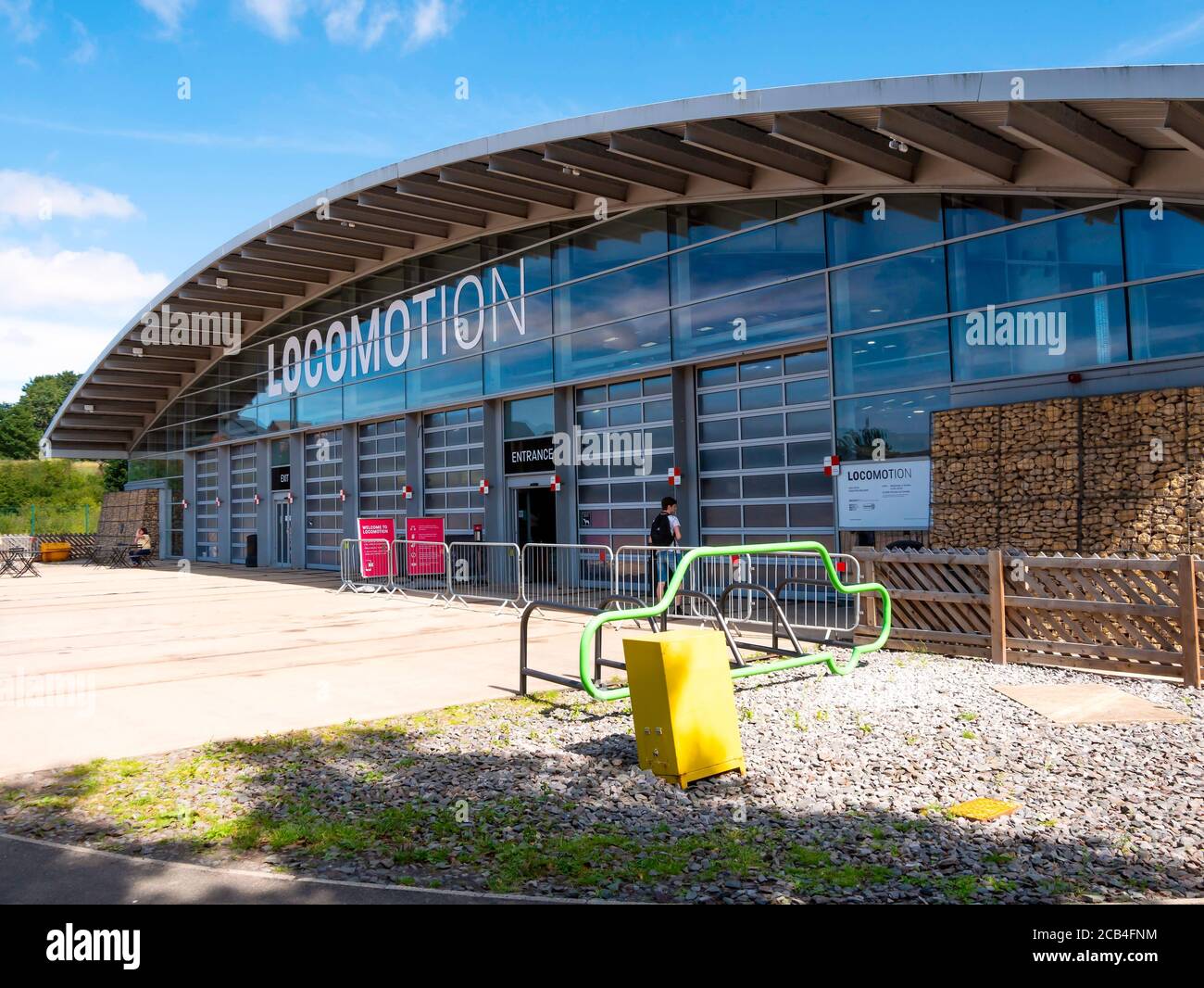 Entrance to Locomotion the branch of the National Railway Museum at ...