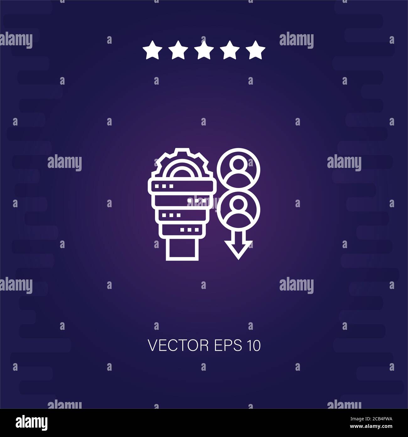 Supply and demand icon Stock Vector Images - Alamy