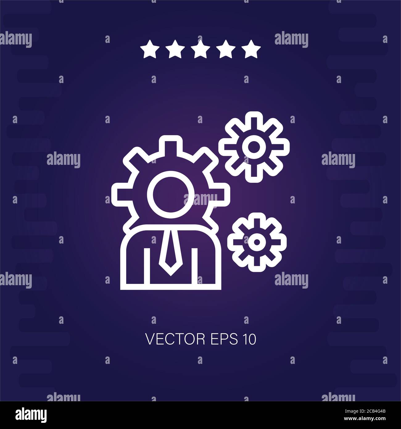 management vector icon modern illustration Stock Vector Image & Art - Alamy