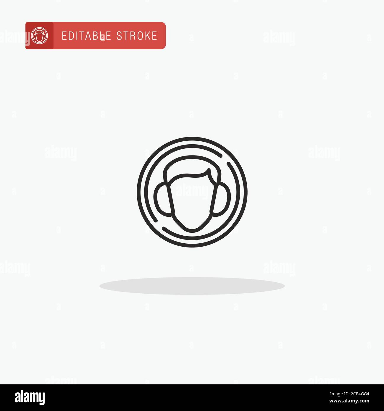 Ear Protection icon vector. Ear Protection icon for presentation Stock ...