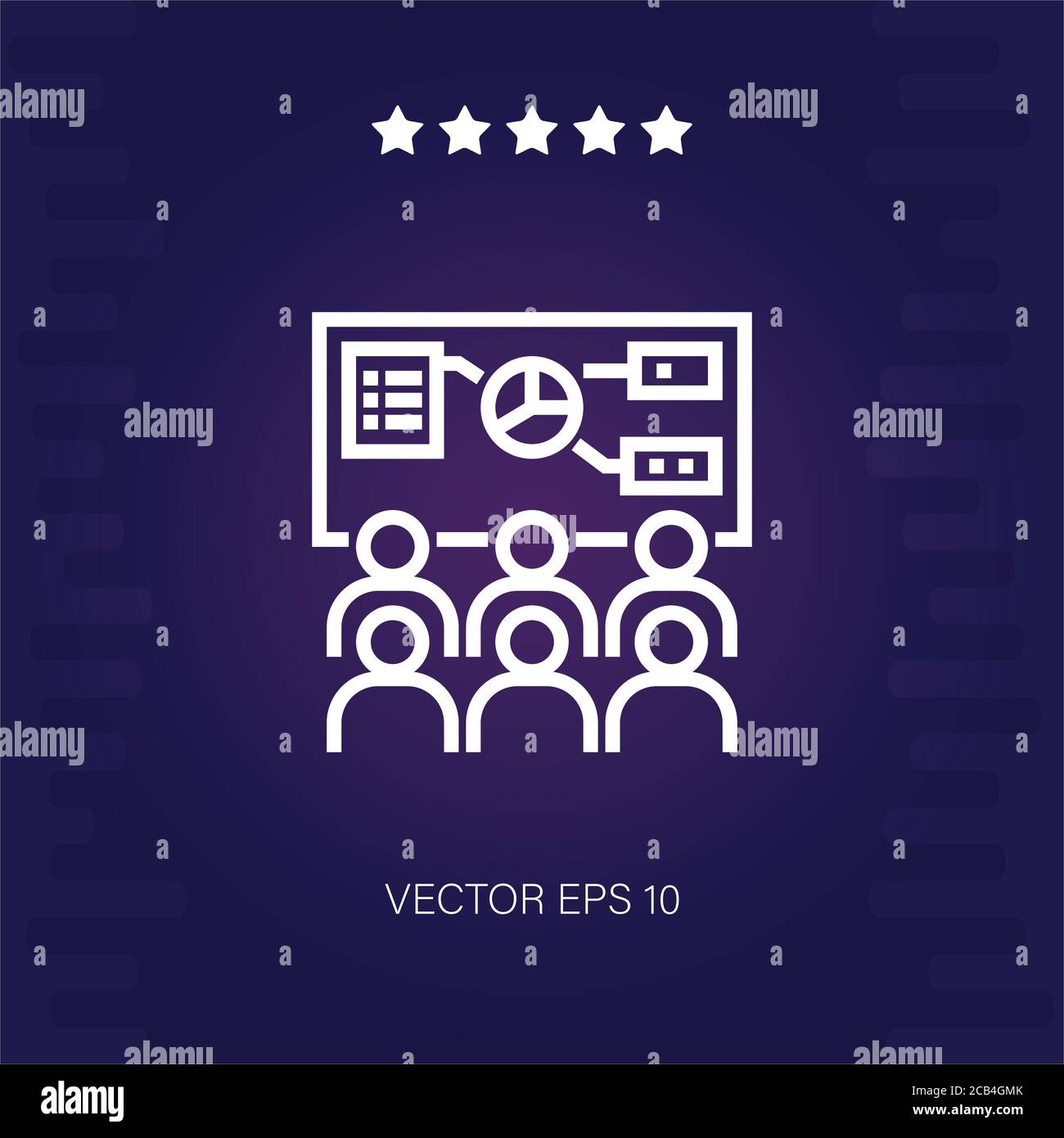 presentation vector icon modern illustration Stock Vector Image & Art ...