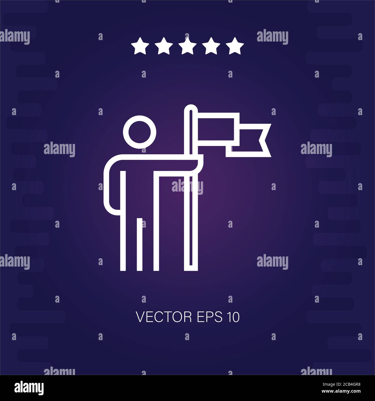 leader vector icon modern illustration Stock Vector Image & Art - Alamy