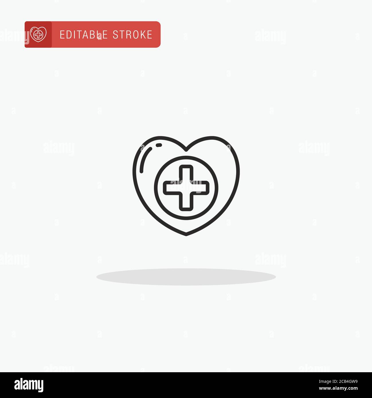Heart icon vector. Heart icon for presentation Stock Vector Image & Art ...