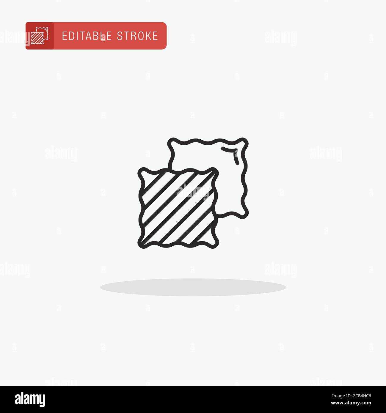 Fabrics icon vector. Fabrics icon for presentation Stock Vector Image ...