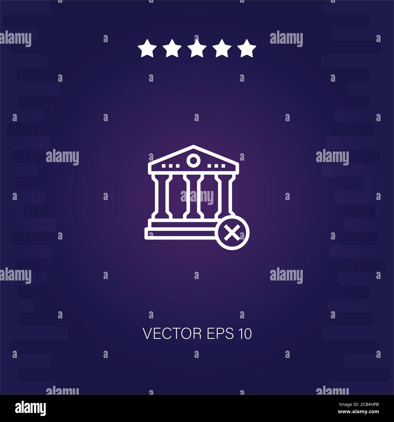 unbanked vector icon modern illustration Stock Vector Image & Art - Alamy