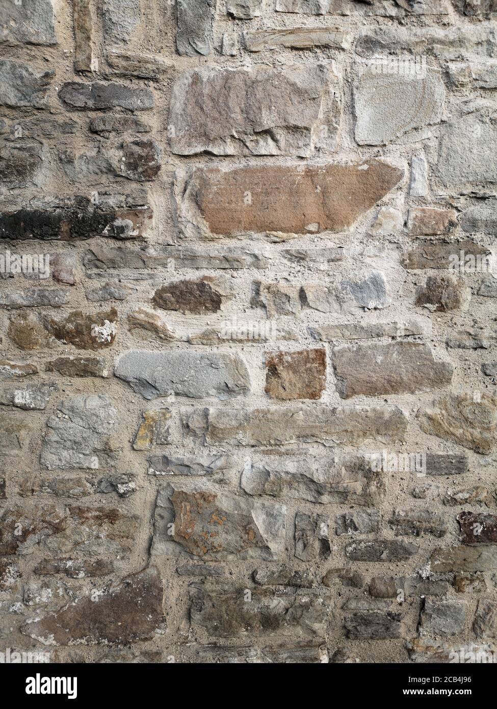 Closeup of a medieval quarry stone wall in Mulheim Stock Photo - Alamy